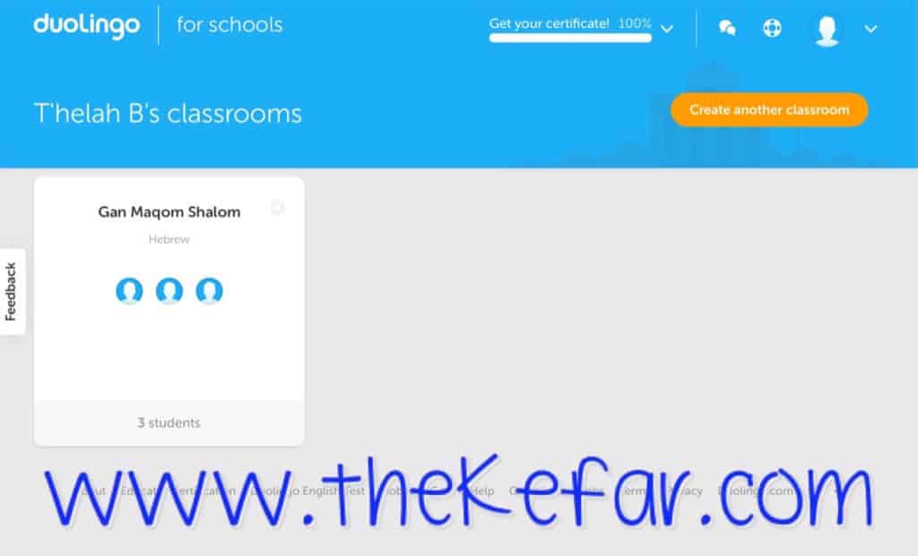 Revi'i Review: Duolingo Classroom - The Kefar